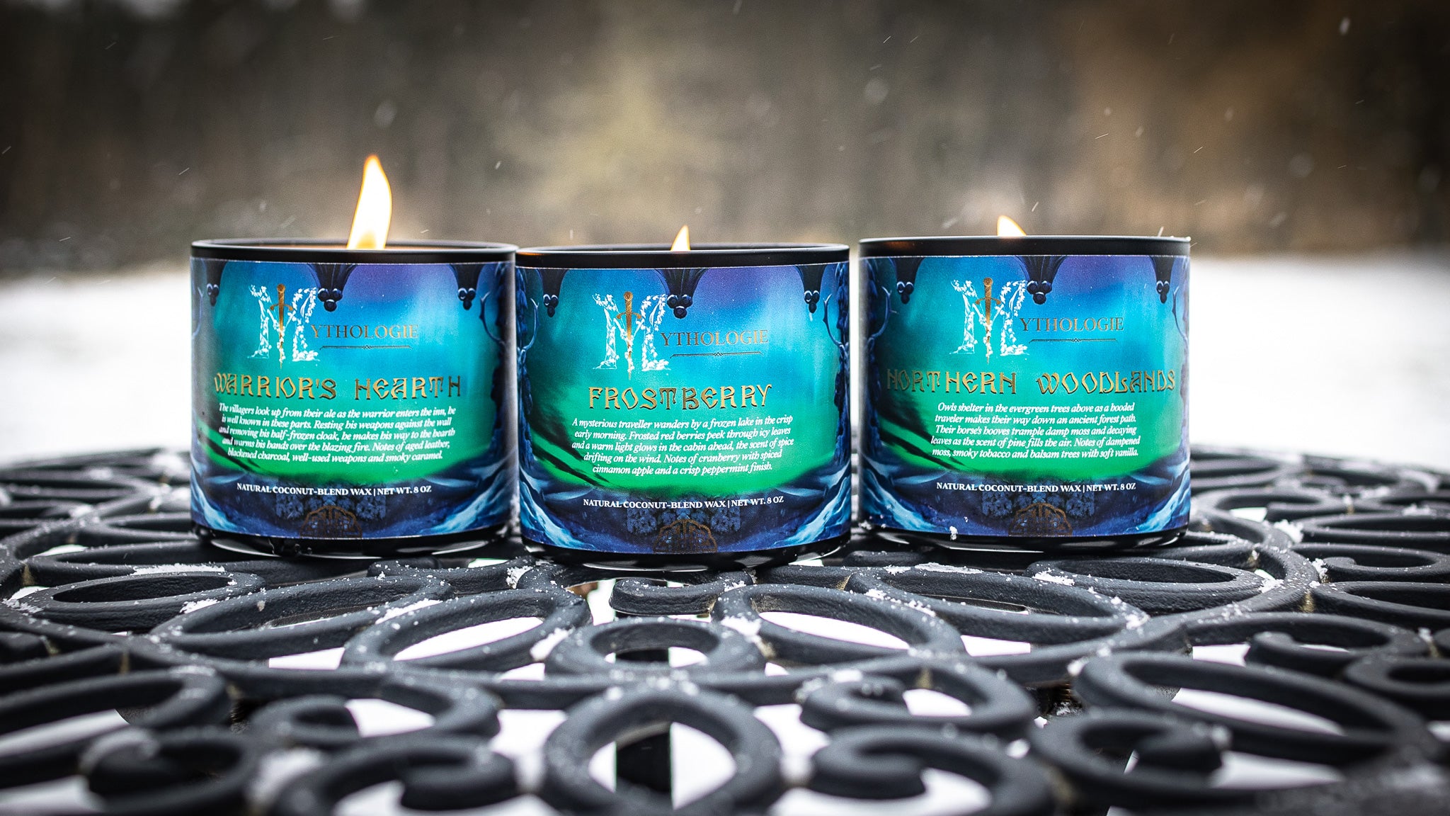 Ancient Winter Collection – Mythologie Candle Guild