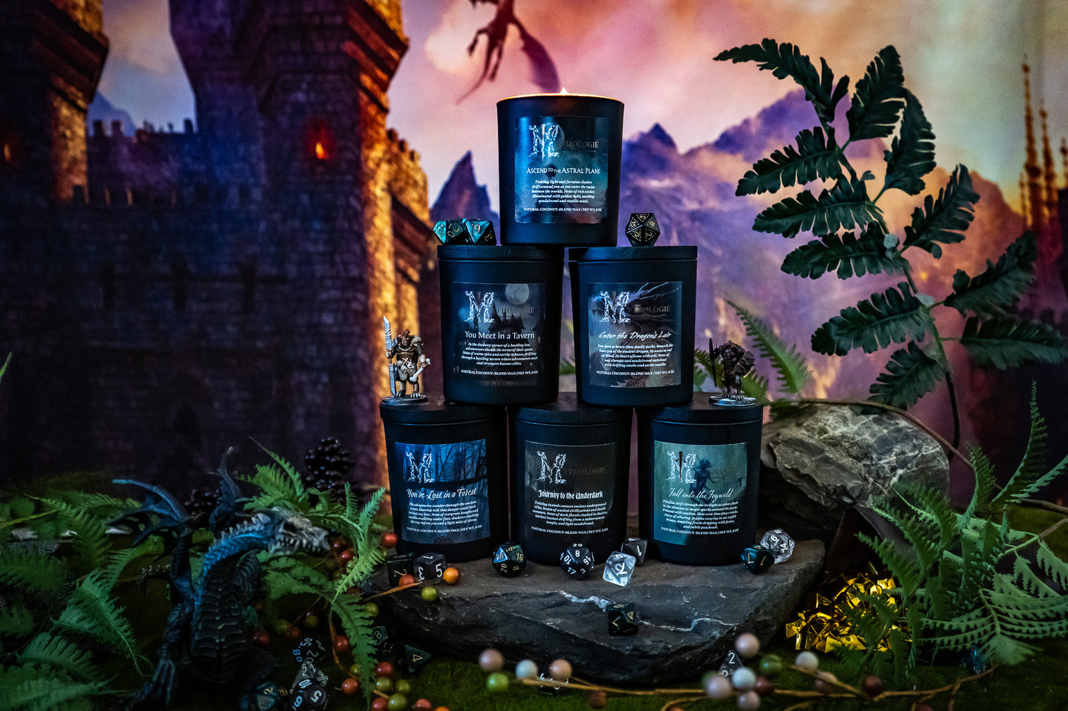 Journey Through the Realms – Mythologie Candle Guild
